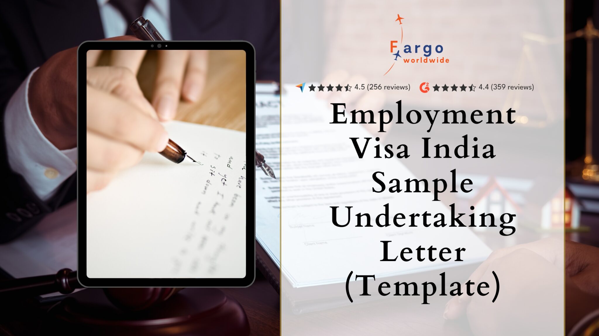 Employment Visa Undertaking Letter Template | Fargoworldwide